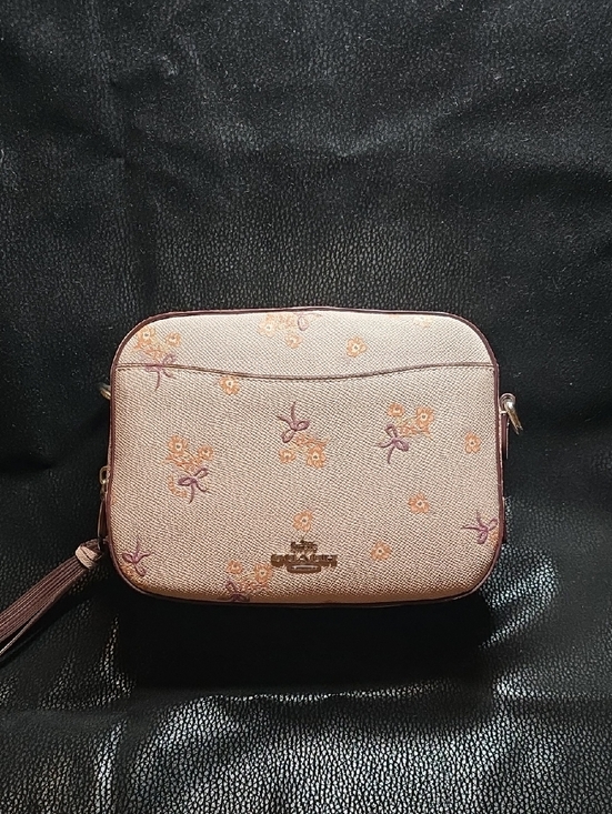 Coach | Bags | Coach Camera Bag With Floral Bow Print | Poshmark